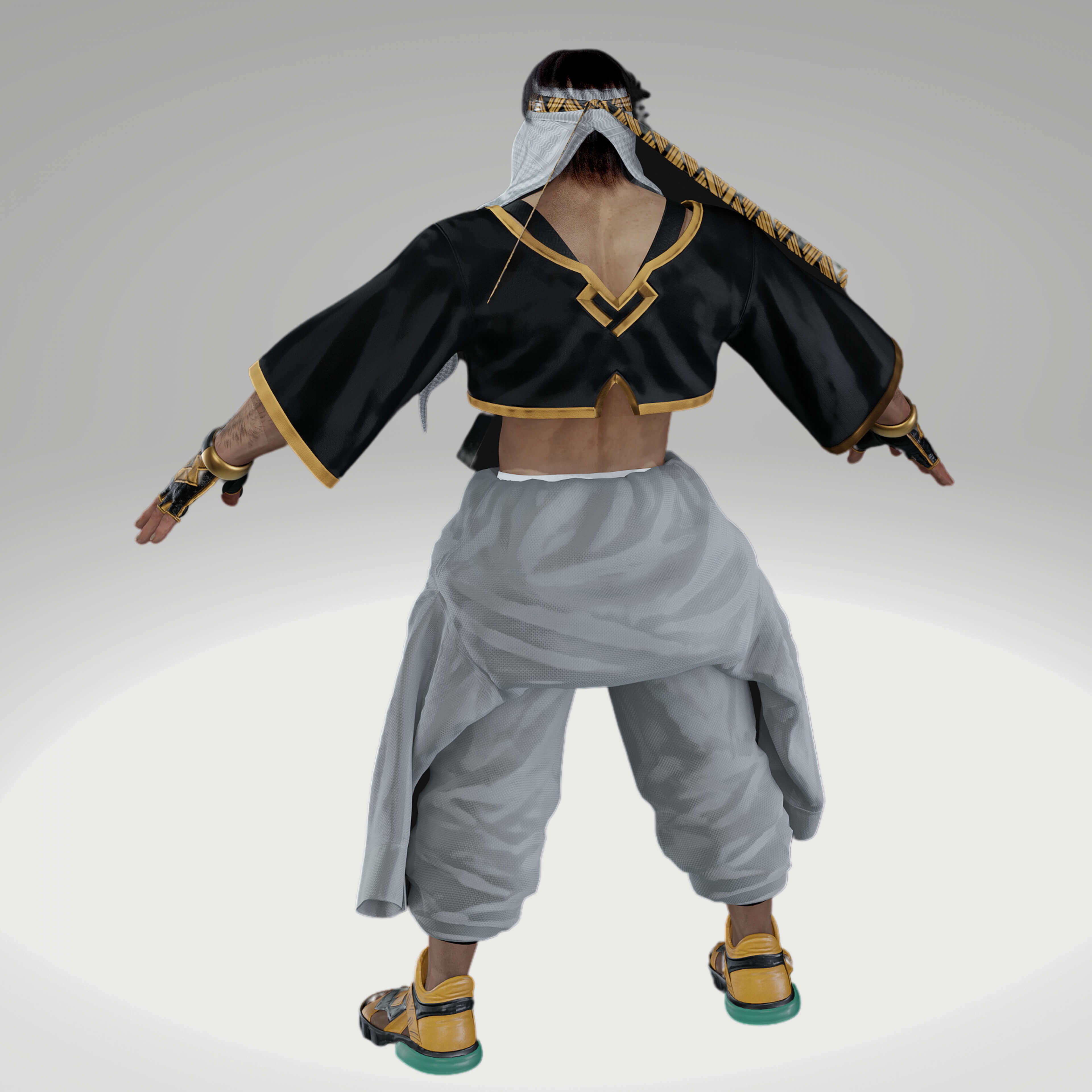 Street Fighter VI - Rashid S1 3D Model by Breakaway