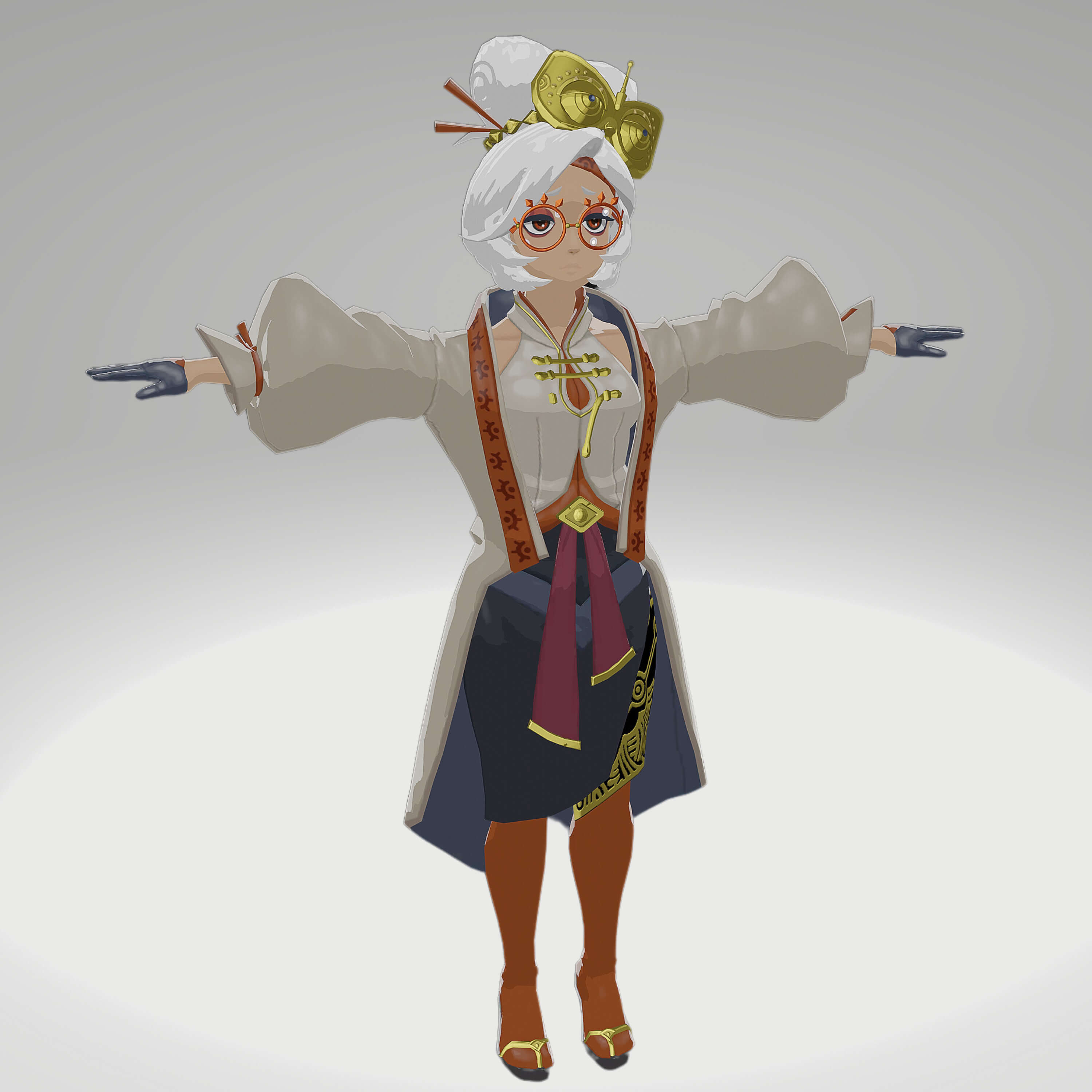 The Legend of Zelda Tears of The Kingdom - Purah 3D Model by Breakaway