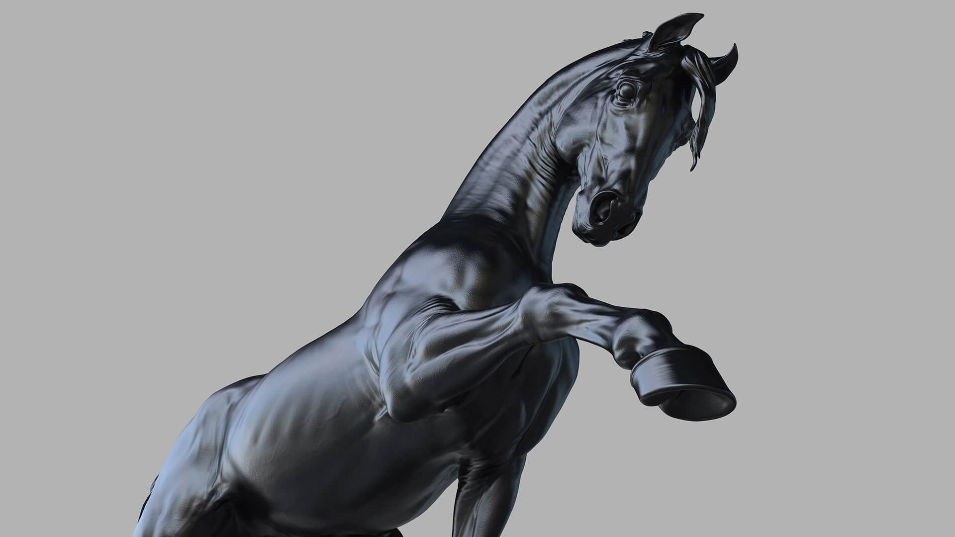 Andalusian Horse - 3D Sculpting by BreathTime