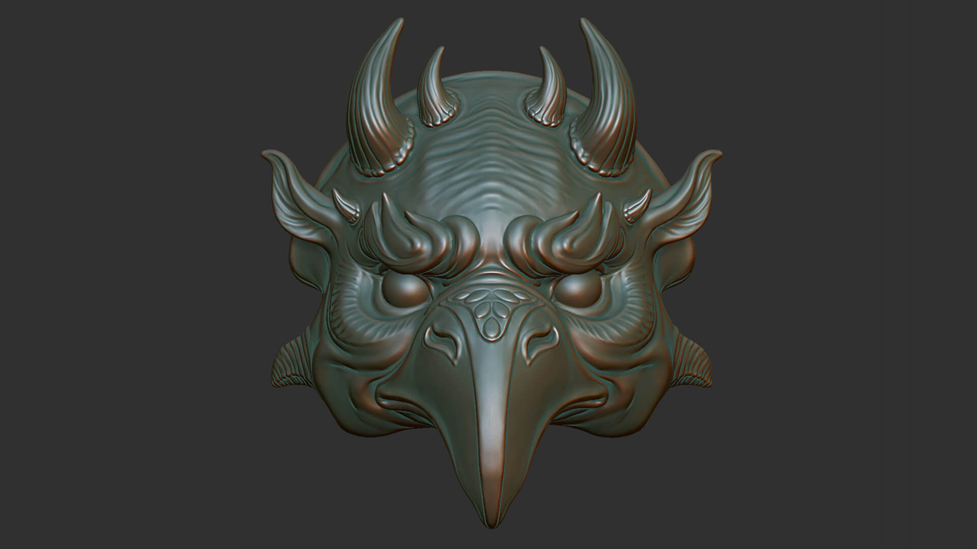 Bird Mask - 3D Sculpting by BreathTime