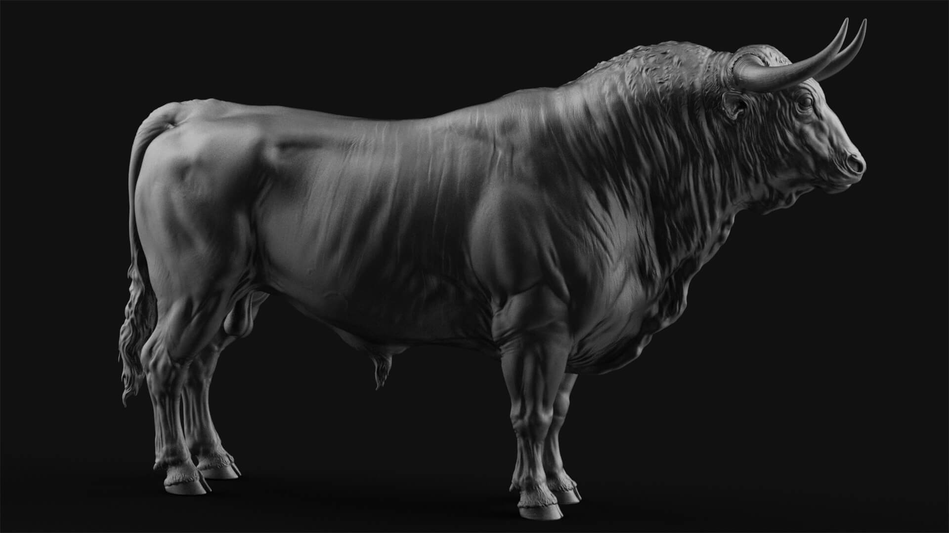 Bull - 3D Sculpting by BreathTime