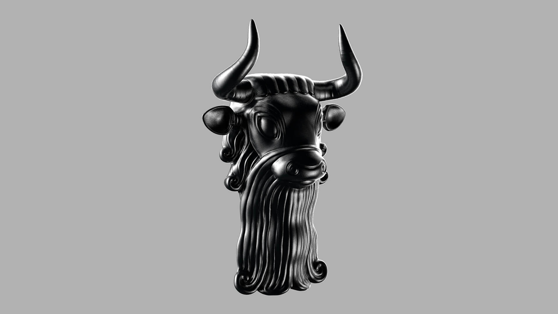 Bull Mask - 3D Sculpting by BreathTime