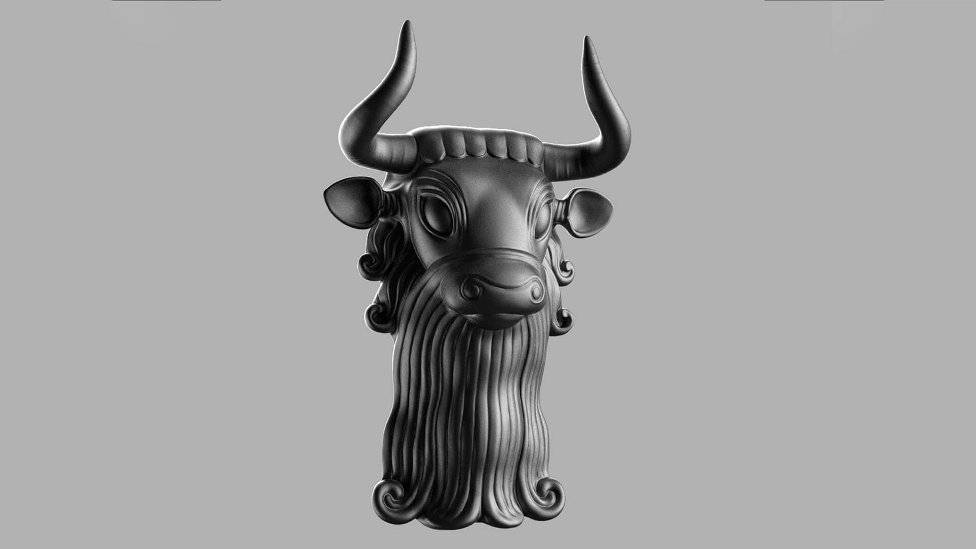 Bull Mask - 3D Sculpting by BreathTime