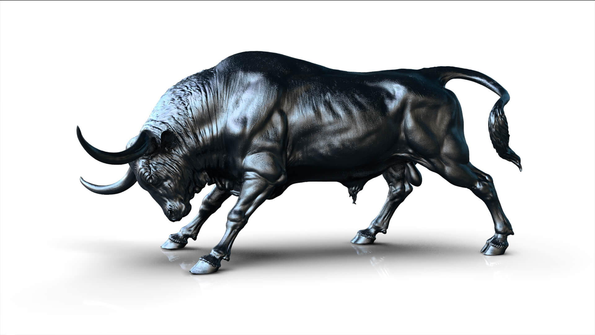 Bull - Texas Longhorn - 3D Sculpting 3D Print Model by BreathTime