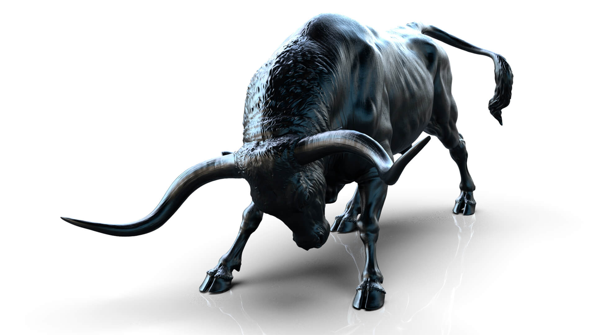 Bull - Texas Longhorn - 3D Sculpting 3D Print Model by BreathTime