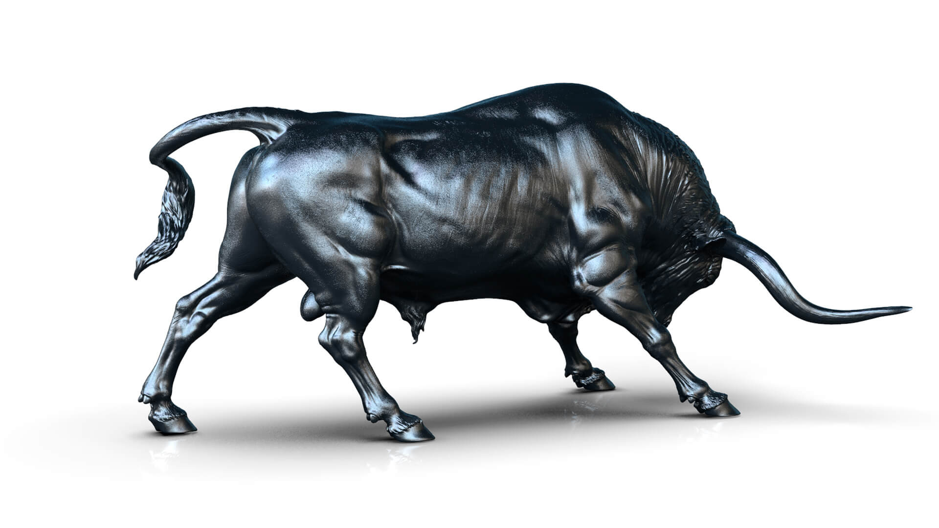 Bull - Texas Longhorn - 3D Sculpting 3D Print Model by BreathTime