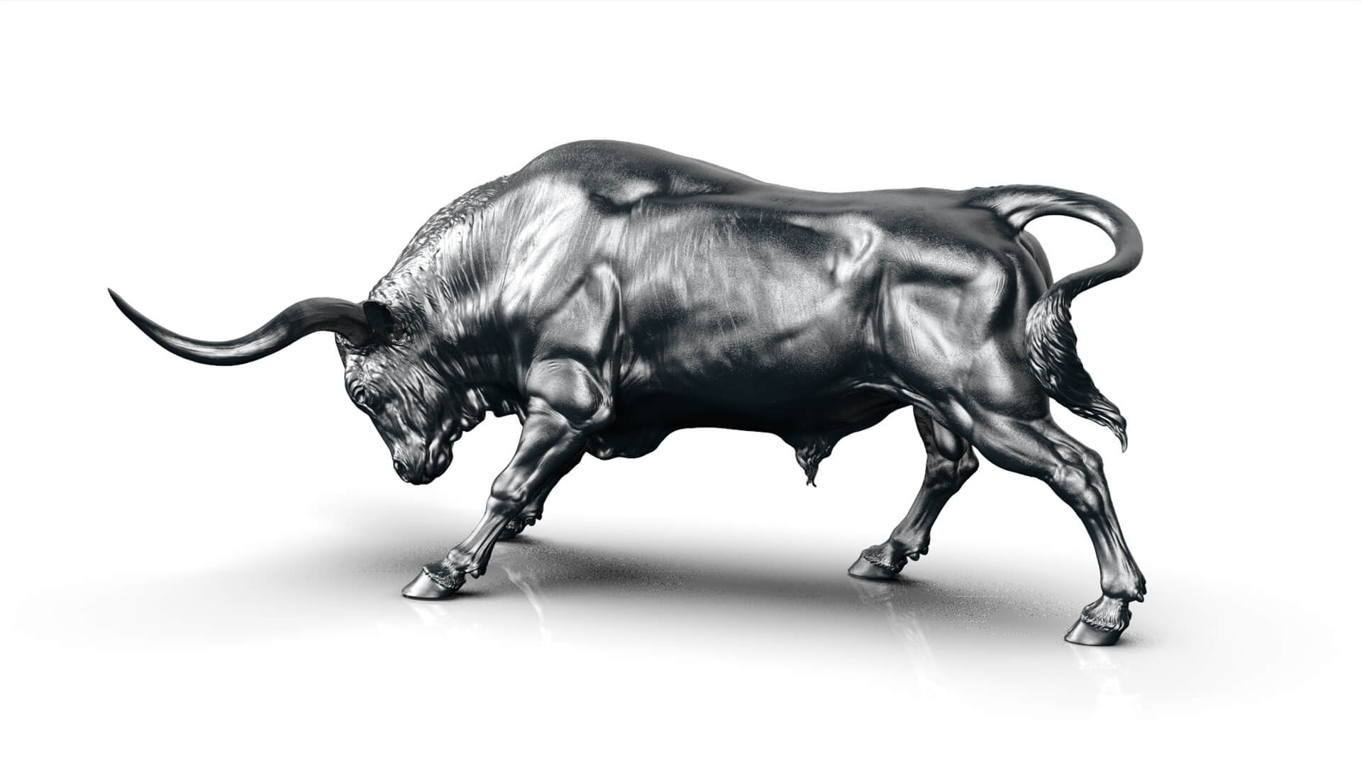 Bull - Texas Longhorn - 3D Sculpting 3D Print Model by BreathTime