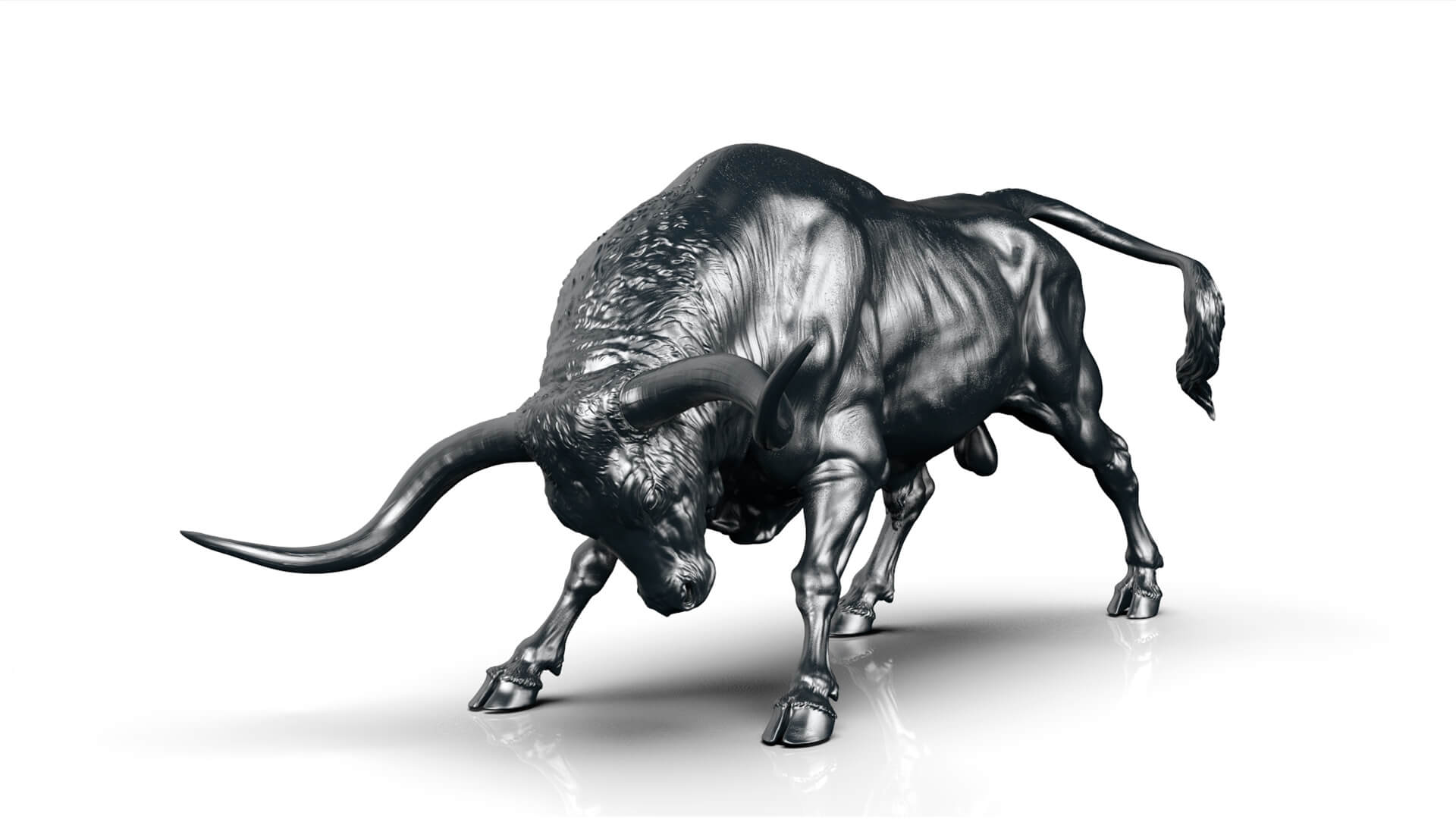 Bull - Texas Longhorn - 3D Sculpting 3D Print Model by BreathTime