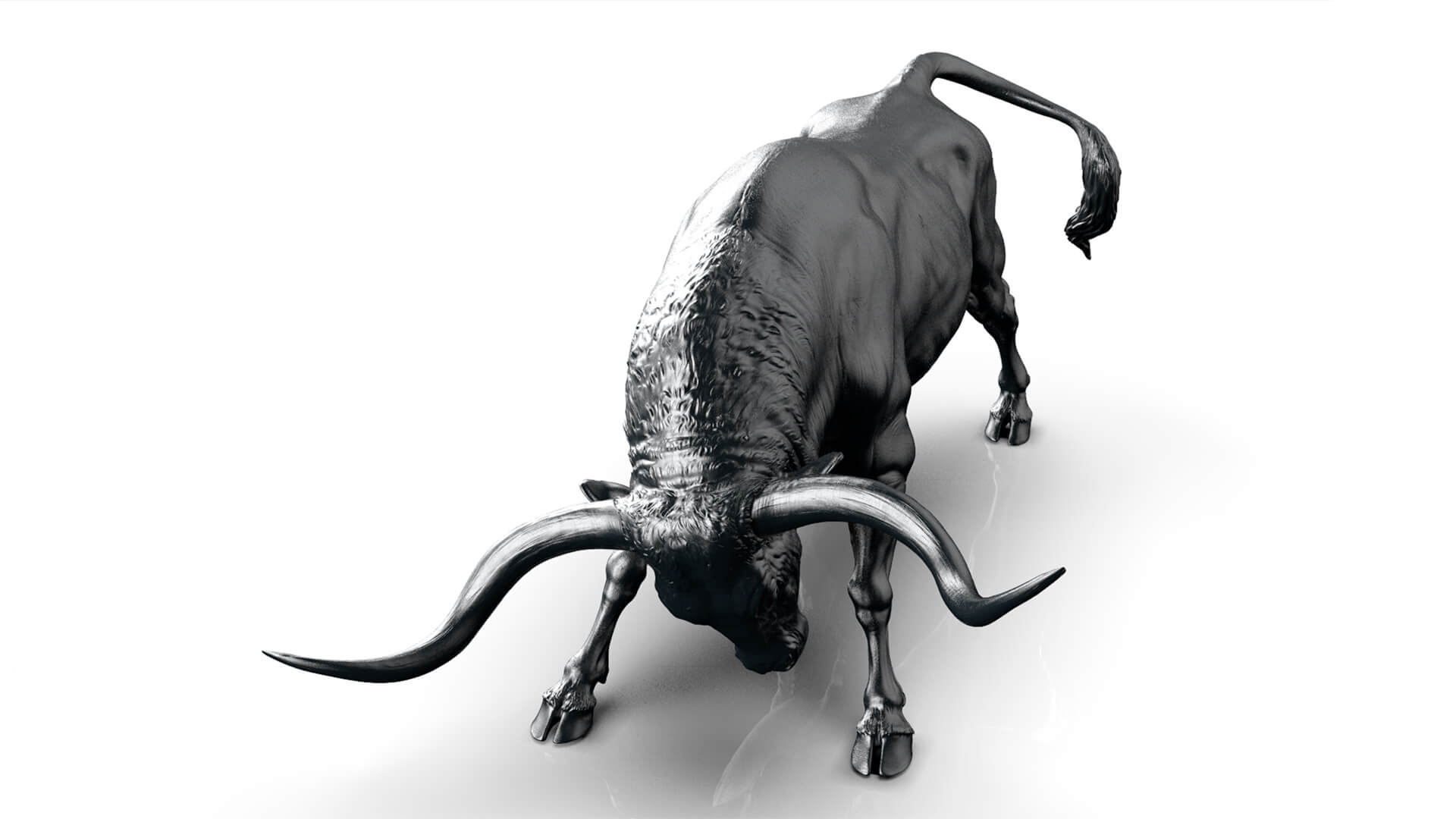 Bull - Texas Longhorn - 3D Sculpting 3D Print Model by BreathTime