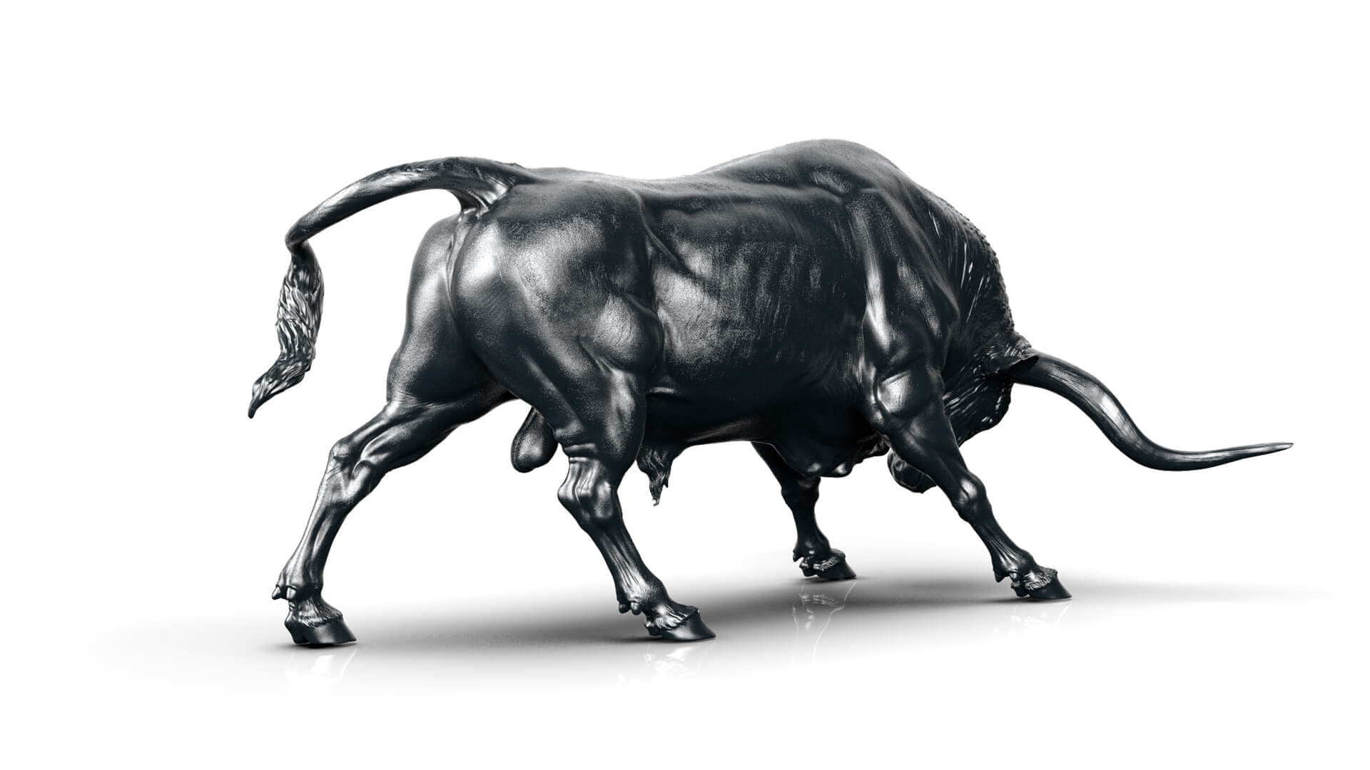 Bull - Texas Longhorn - 3D Sculpting 3D Print Model by BreathTime