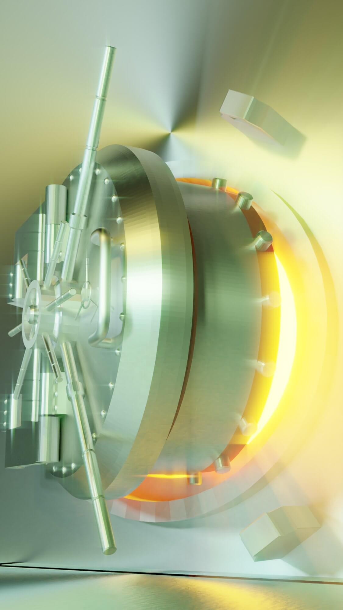 Bank Safe - 3D Model by brightekeha