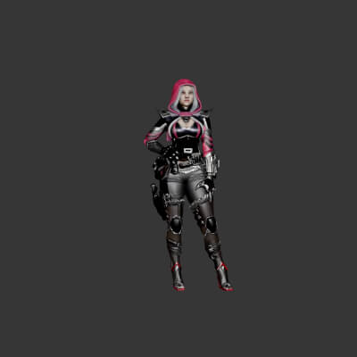 Loba Fan Art 3D Character Model Legends by Brijesh singh