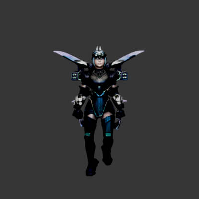 Valkyrie Fan Art 3D Character Model by Brijesh singh