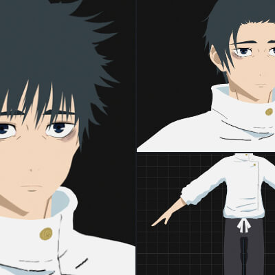 Yuta Okkotsu - 3D Model by brodycoolman1488