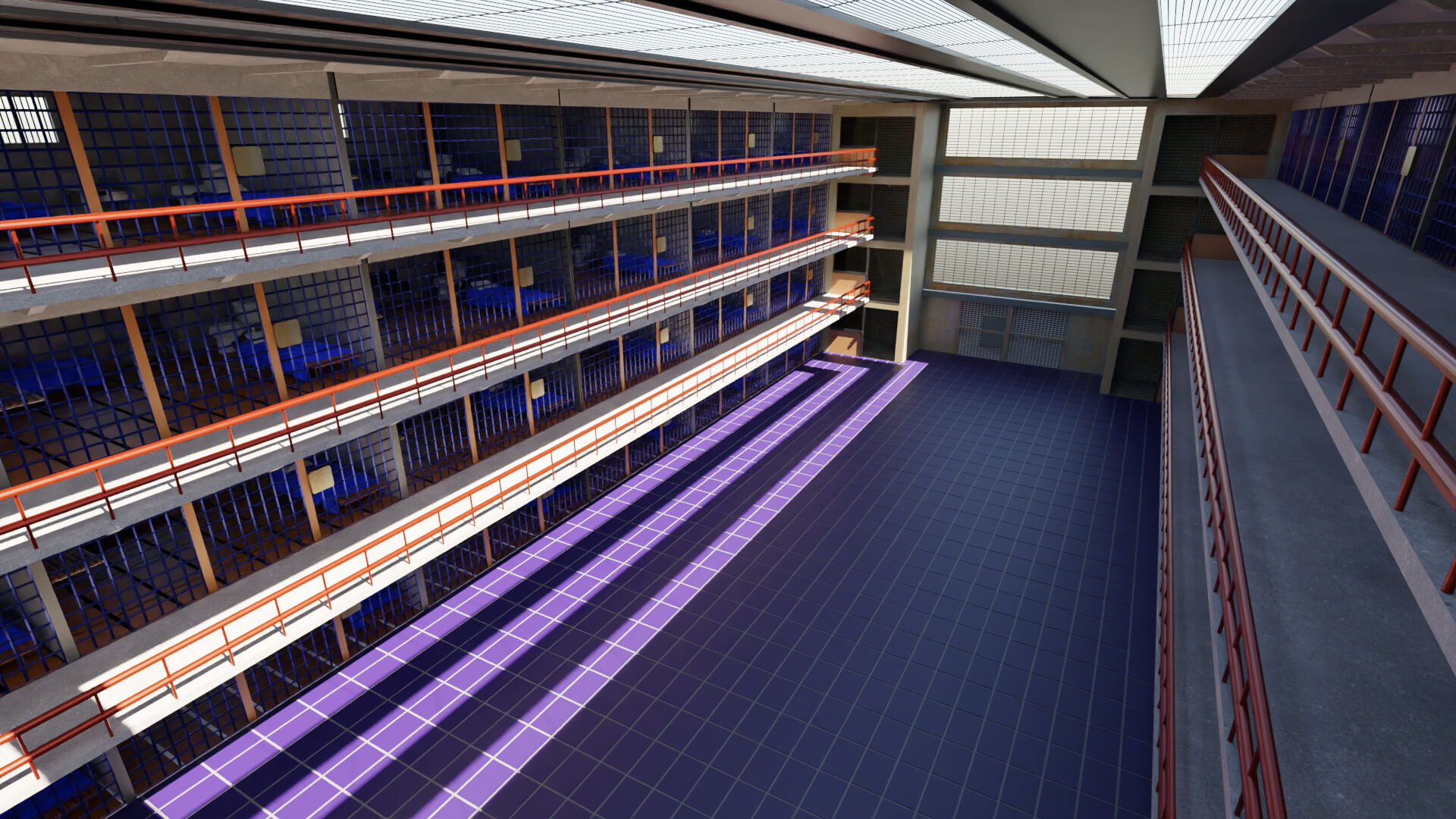 Prison Interior - 3D Model by Brokengrodife