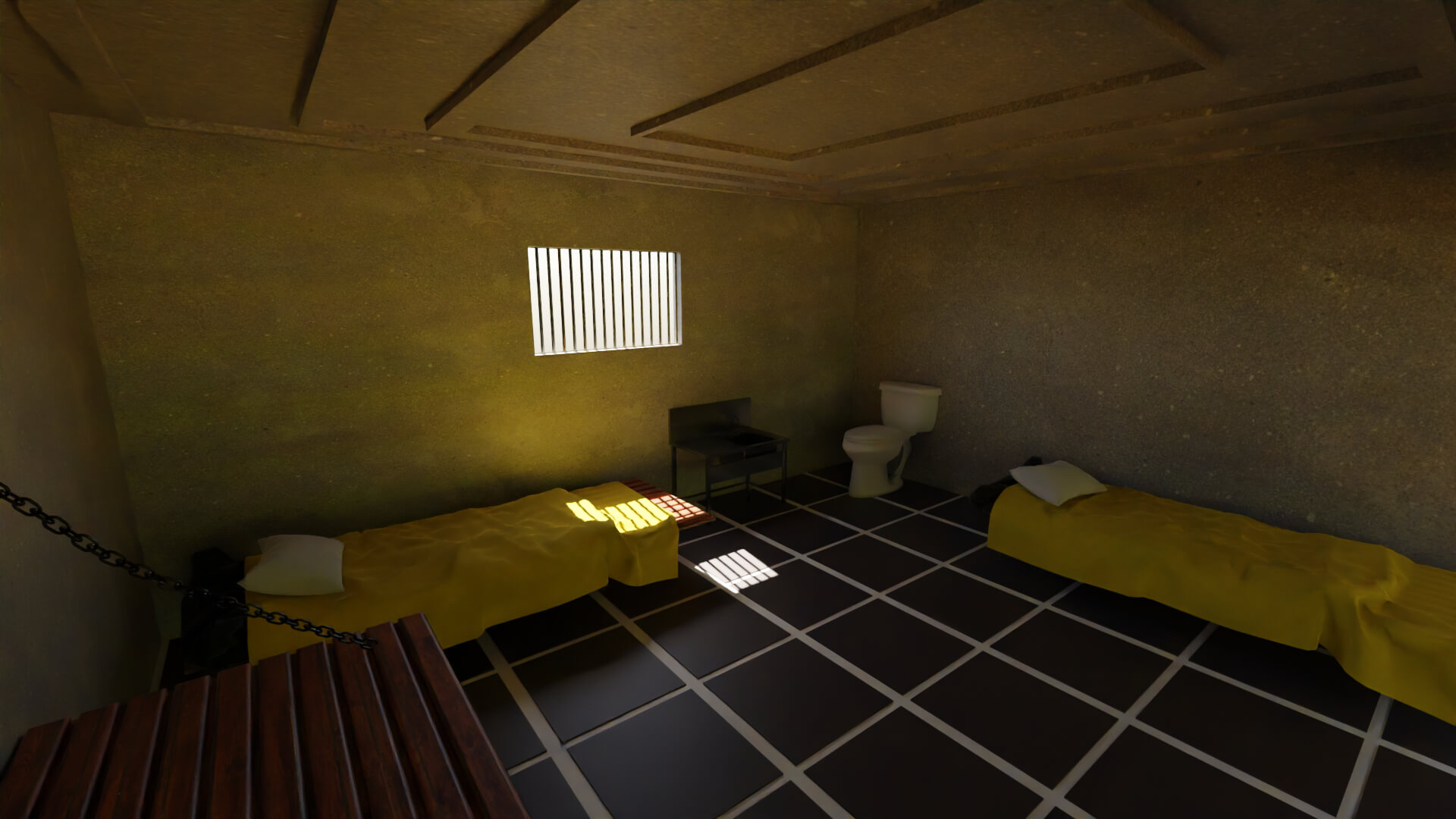Prison Interior - 3D Model by Brokengrodife