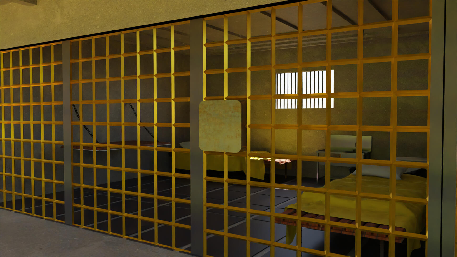 Prison Interior - 3D Model by Brokengrodife