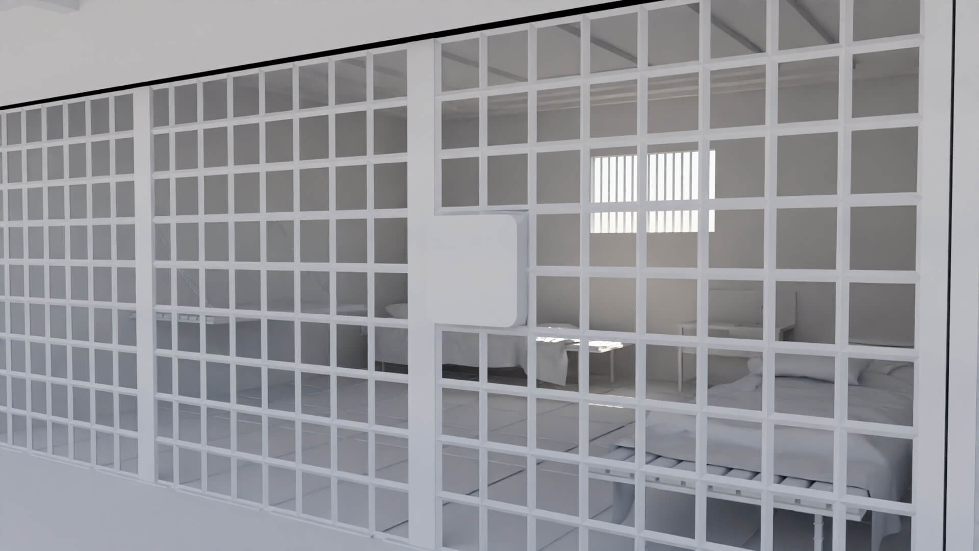Prison Interior - 3D Model by Brokengrodife