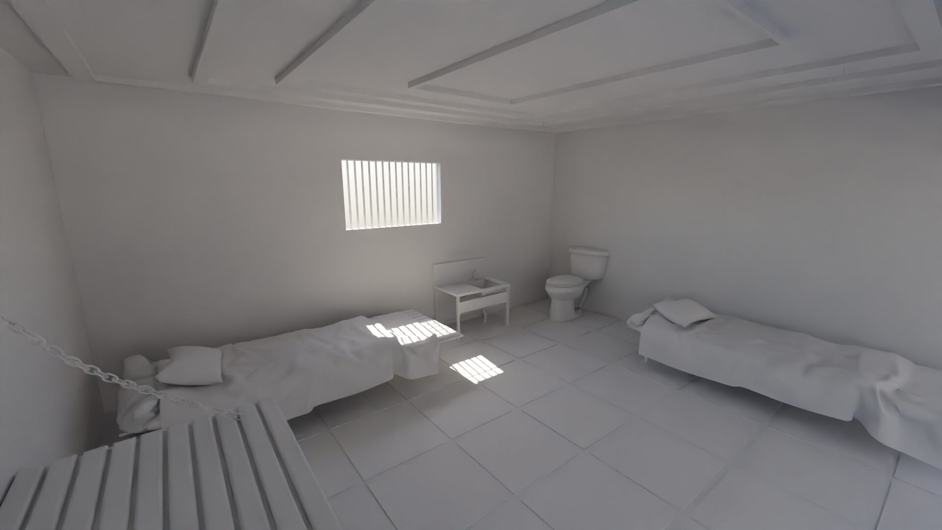 Prison Interior - 3D Model by Brokengrodife