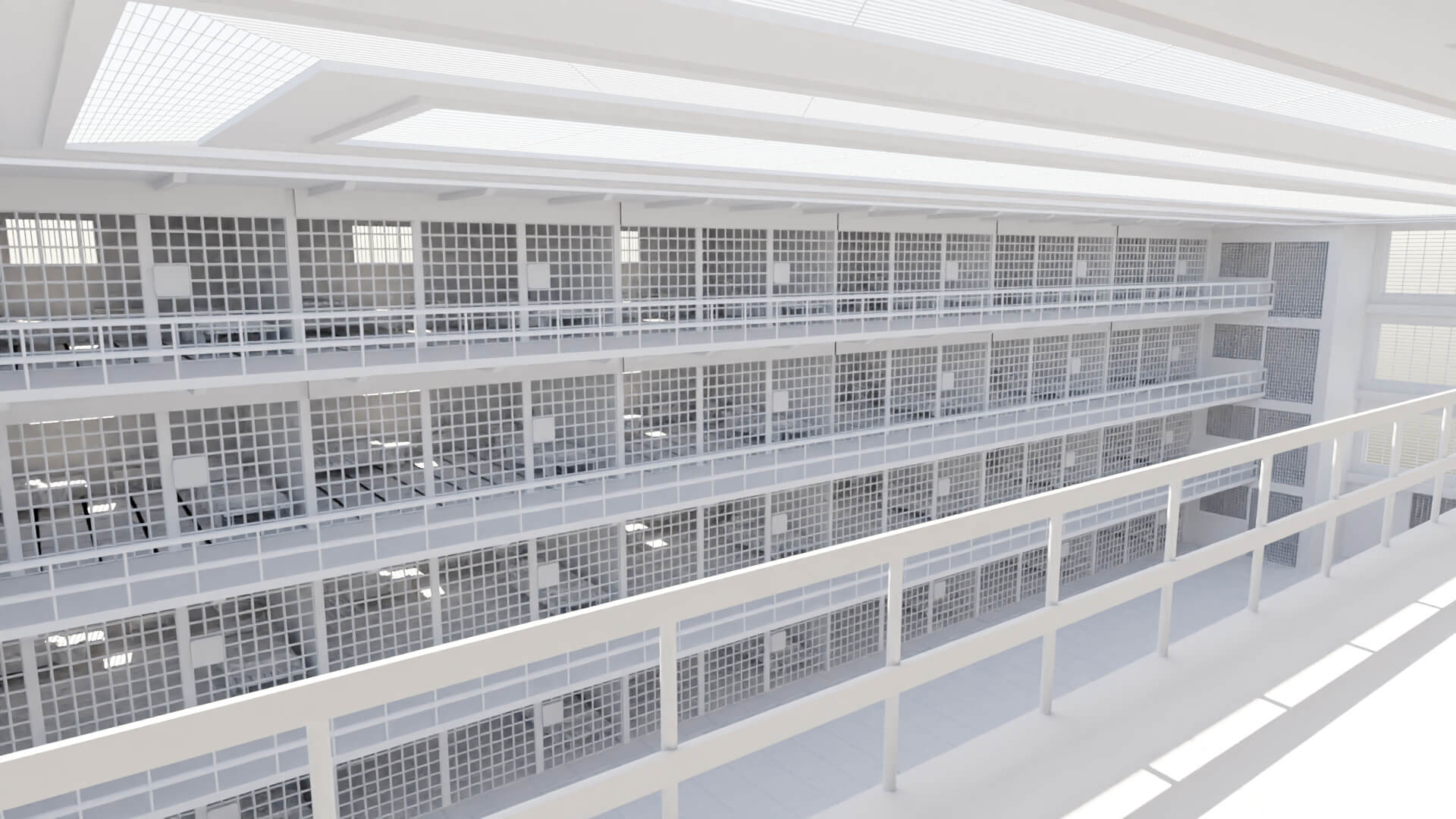 Prison Interior - 3D Model by Brokengrodife