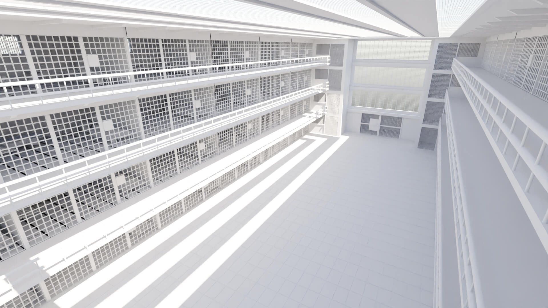 Prison Interior - 3D Model by Brokengrodife