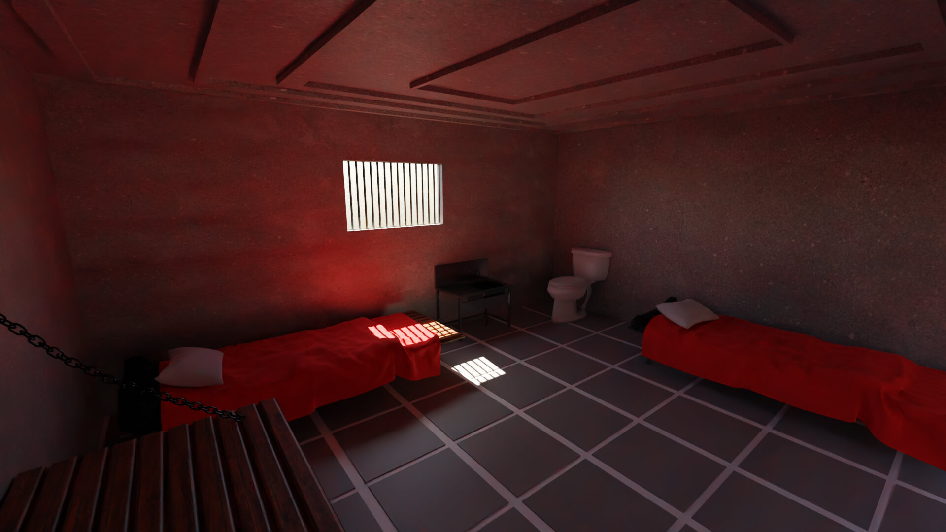 Prison Interior - 3D Model by Brokengrodife