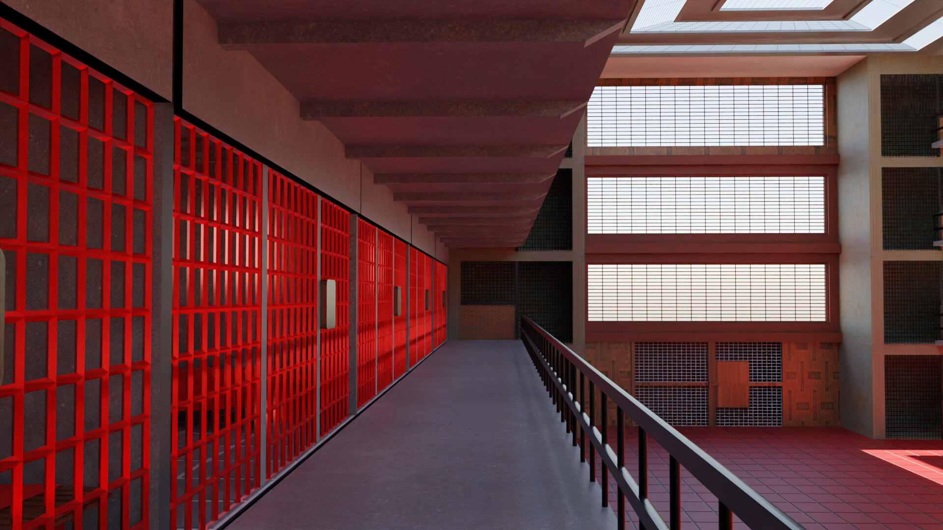 Prison Interior - 3D Model by Brokengrodife