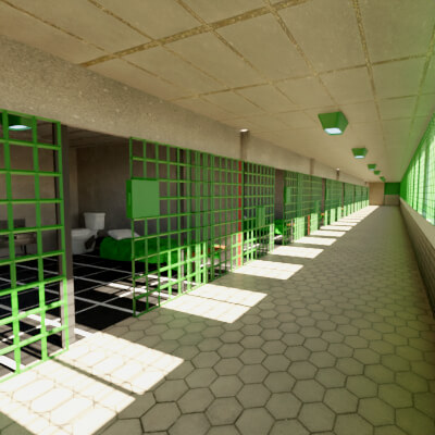 Prison Model by Brokengrodife