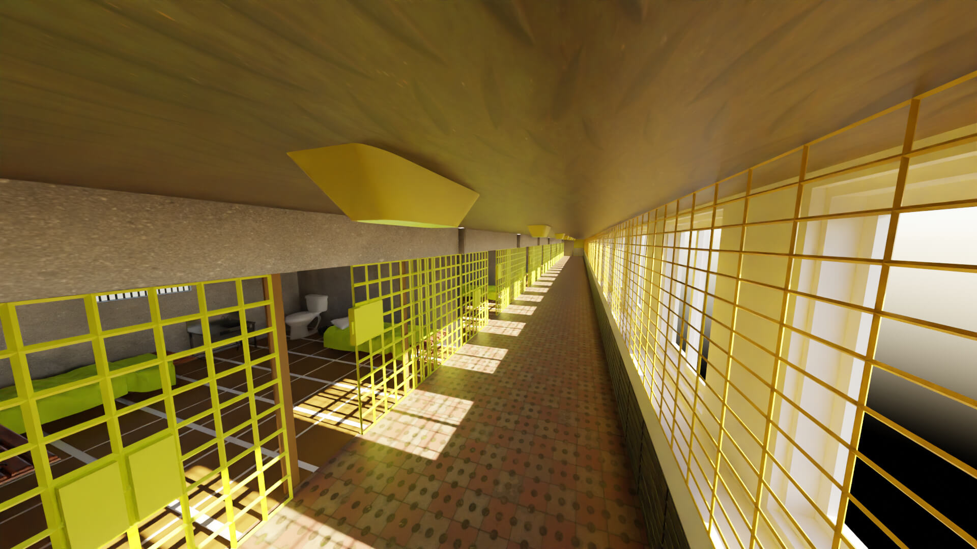 Prison Model by Brokengrodife