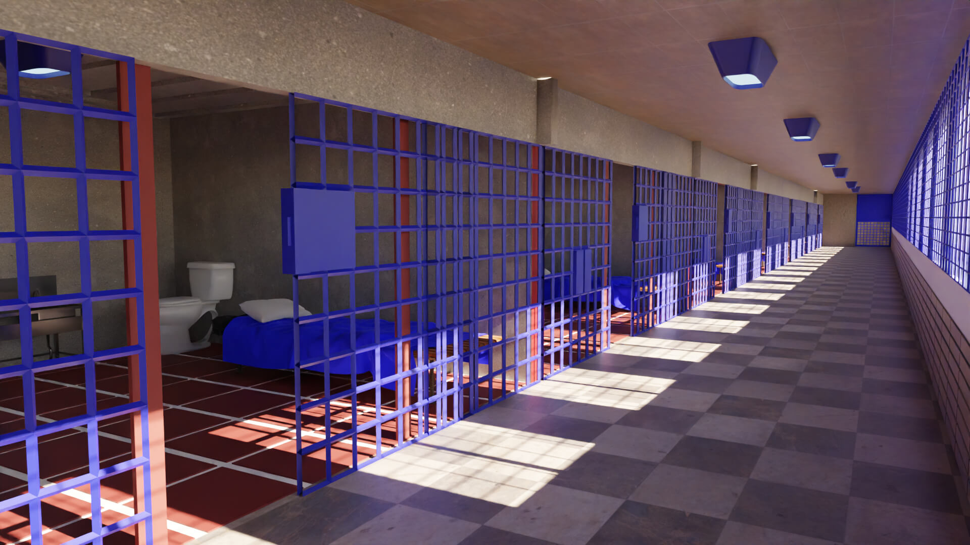 Prison Model by Brokengrodife