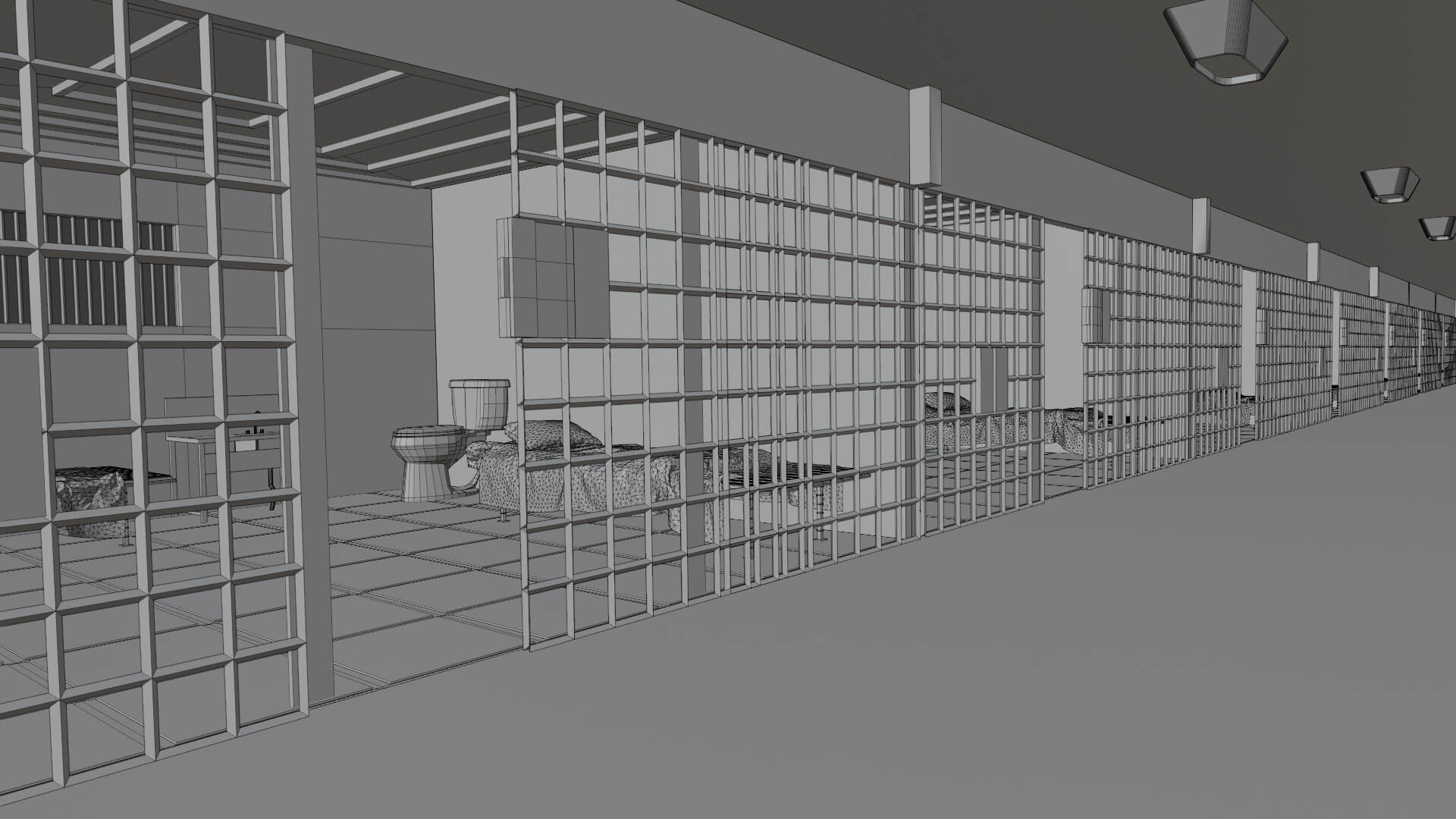 Prison Model by Brokengrodife