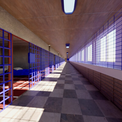 Prison Model by Brokengrodife