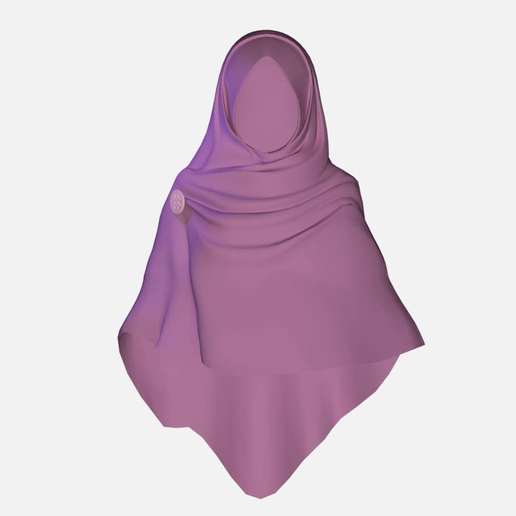 Hijab - 3D Model by Browness
