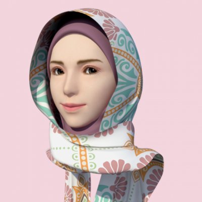 Hijab - 3D Model by Browness