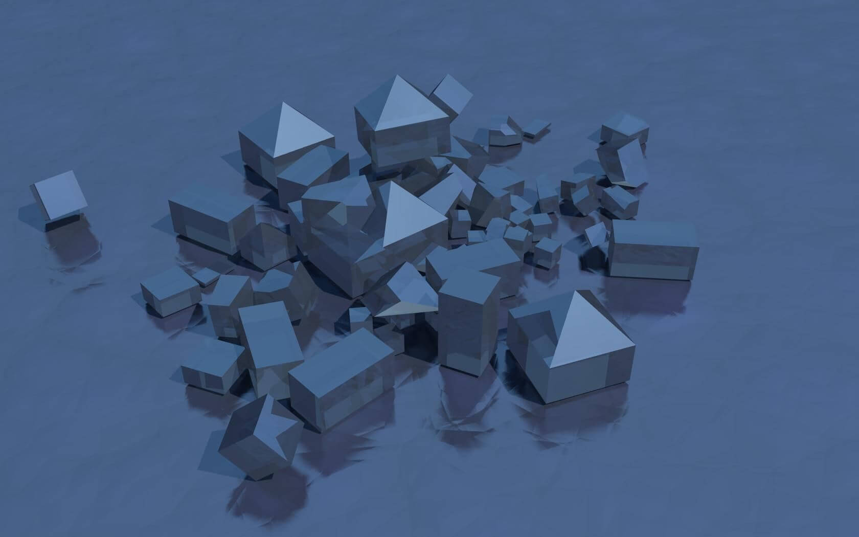 Fragments 3D Render, Digital Art by brumazzi