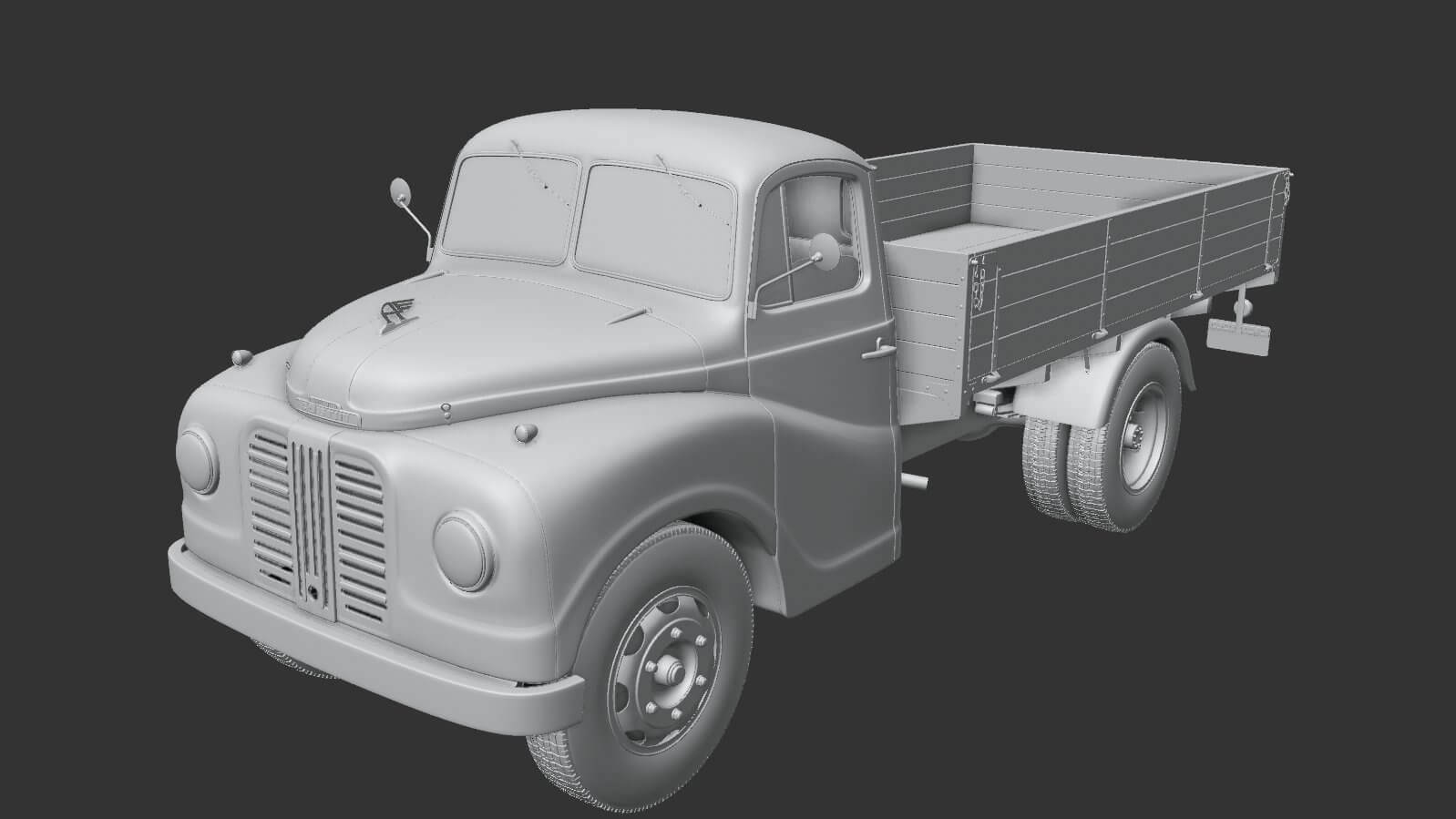 Austin Loadstar K2 1952 - 3D Model by brunomcardoso