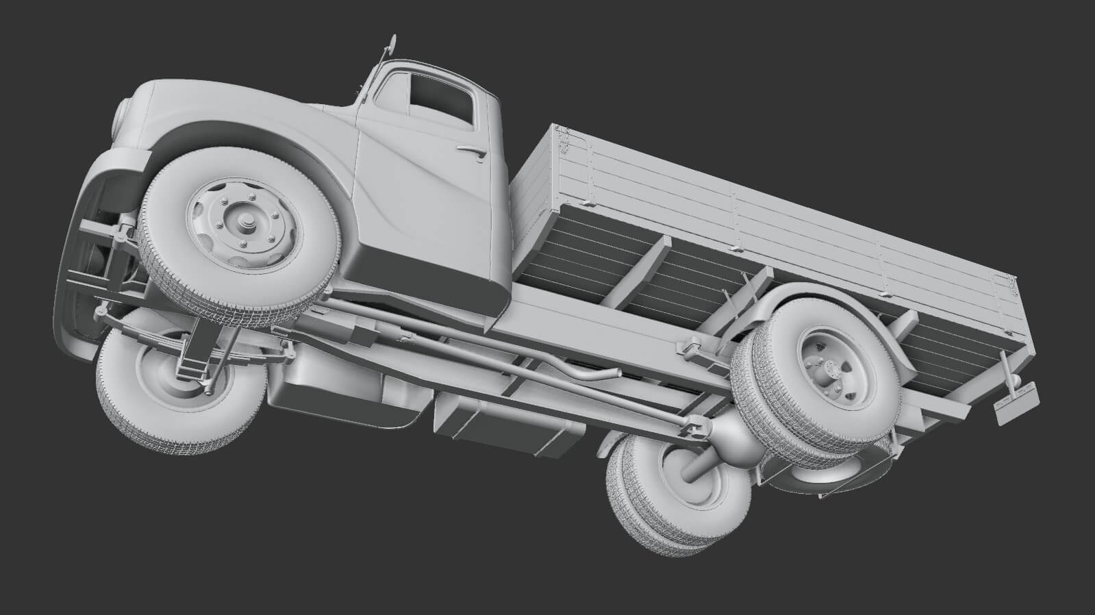 Austin Loadstar K2 1952 - 3D Model by brunomcardoso