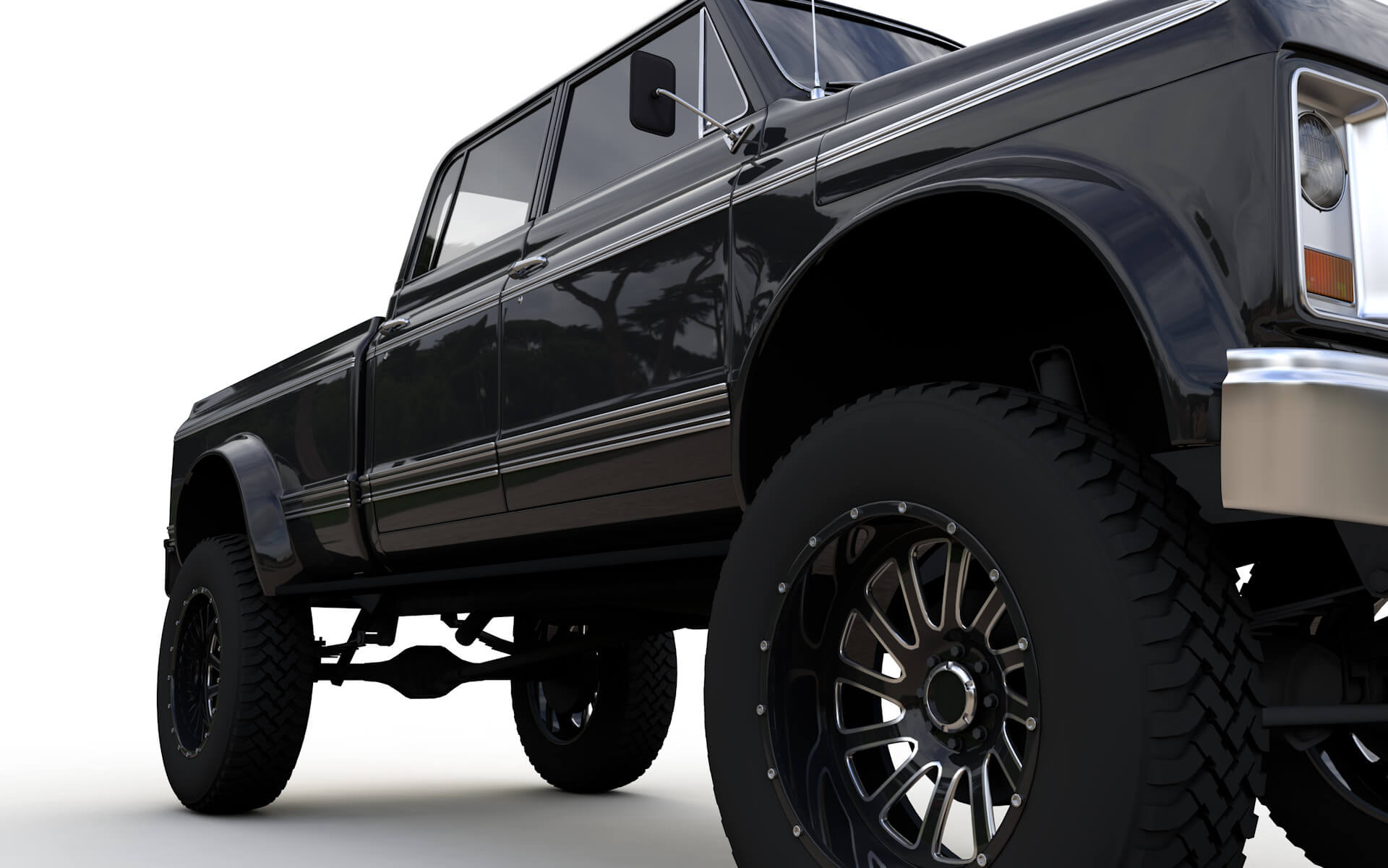 Chevy C40 Custom Pickup Truck 1969 - 3D Model by brunomcardoso