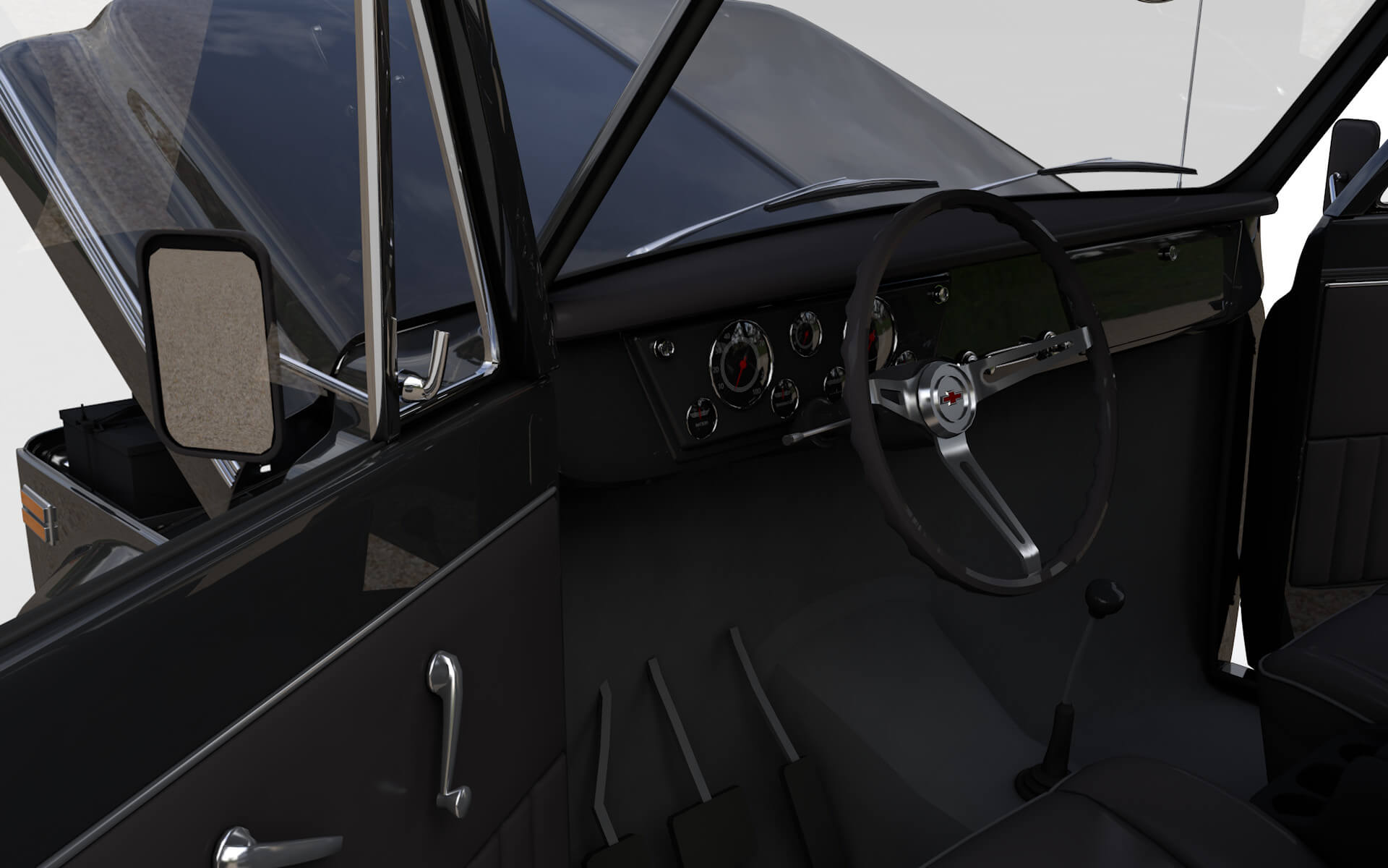 Chevy C40 Custom Pickup Truck 1969 - 3D Model by brunomcardoso