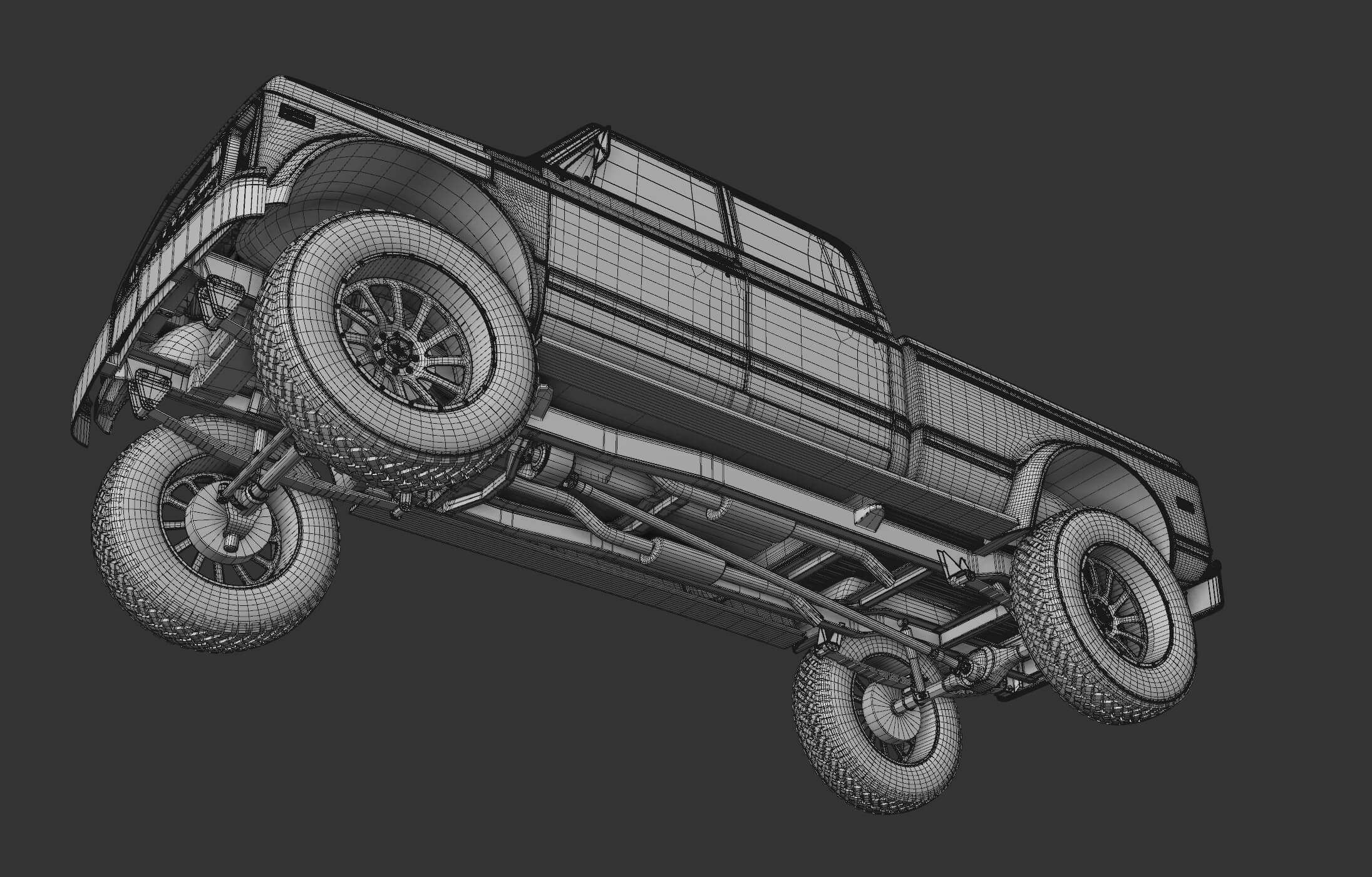 Chevy C40 Custom Pickup Truck 1969 - 3D Model by brunomcardoso