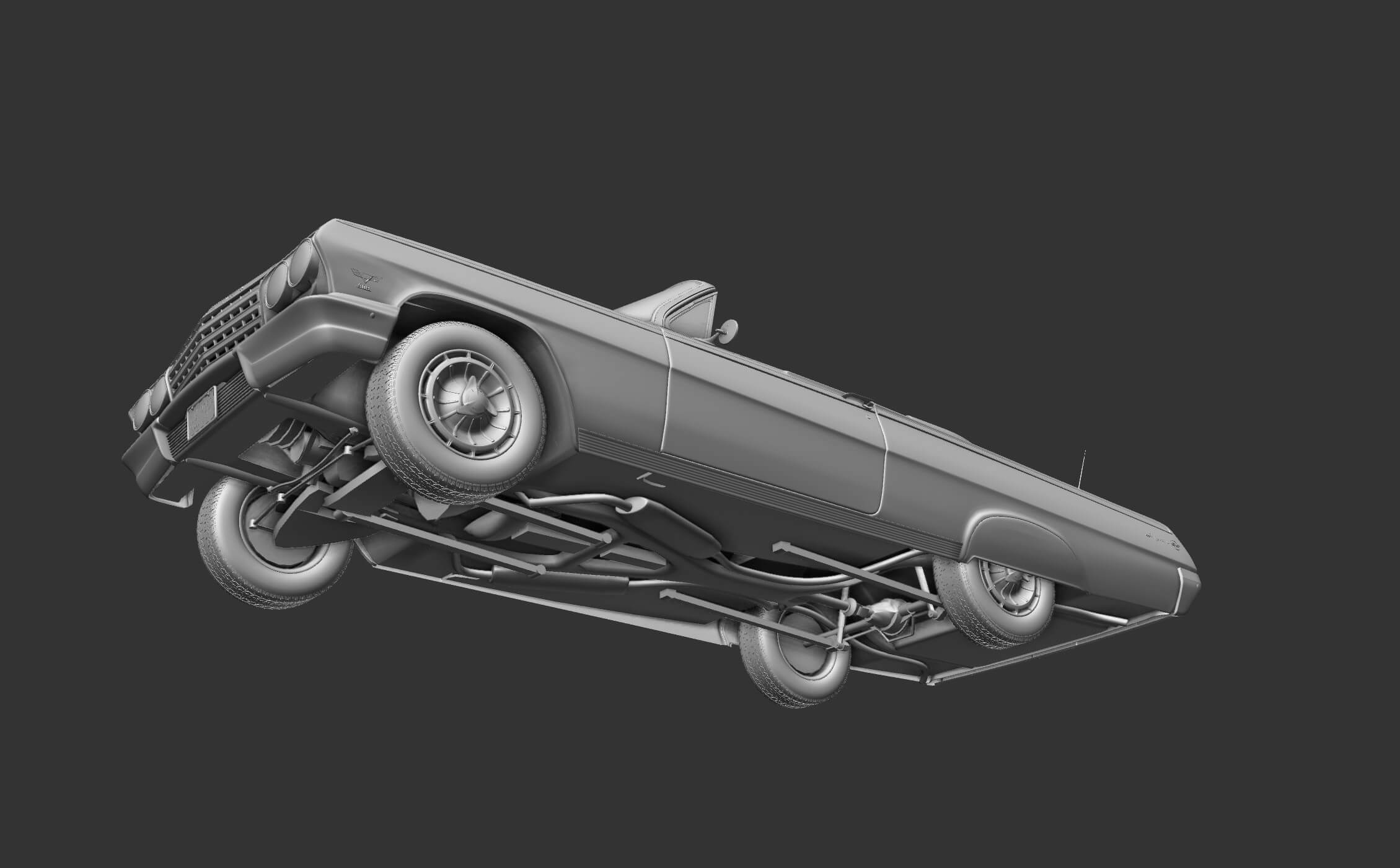 Chevy Impala SS Convertible 1962 - 3D Model by brunomcardoso
