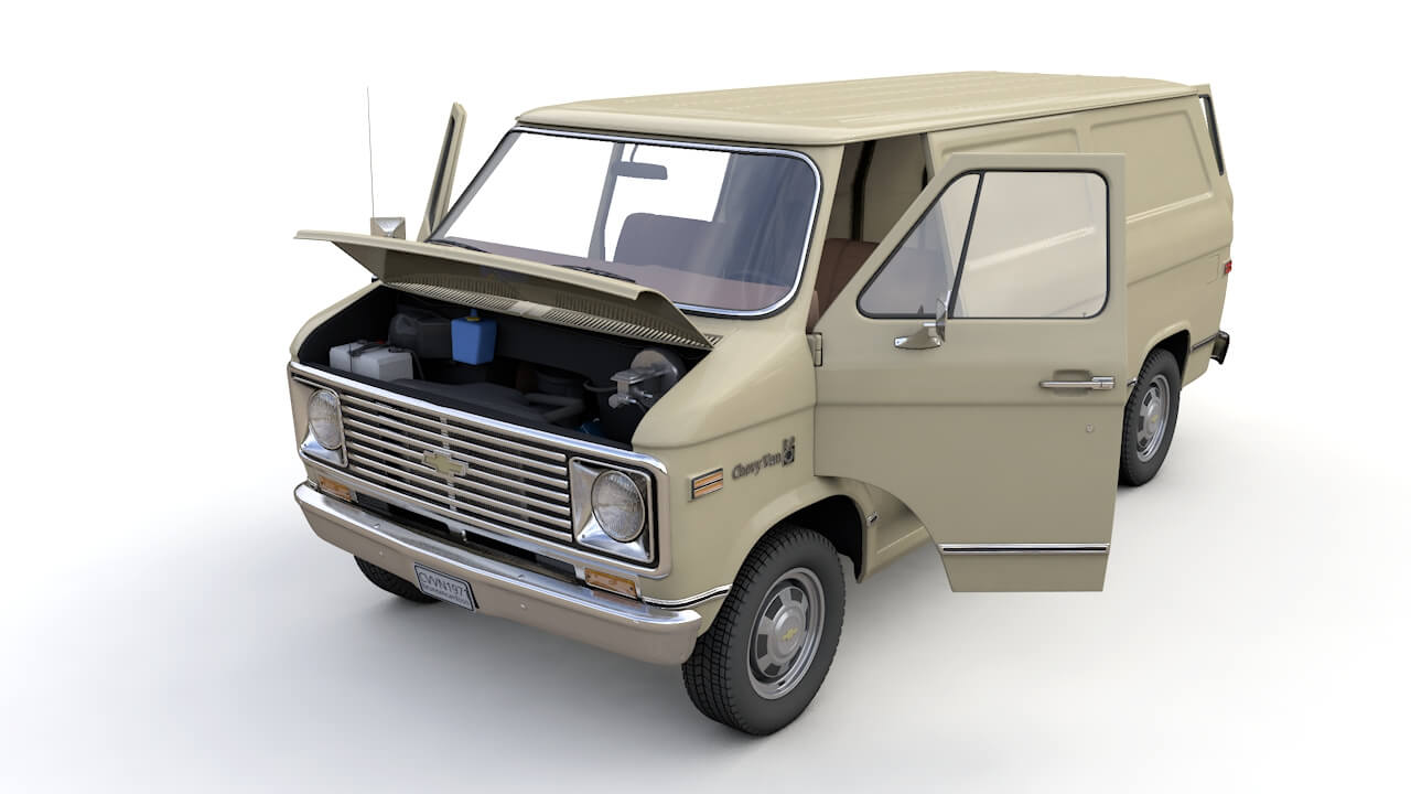 Chevy Van 3D Models To Print | Van 3D Model – MIIKME