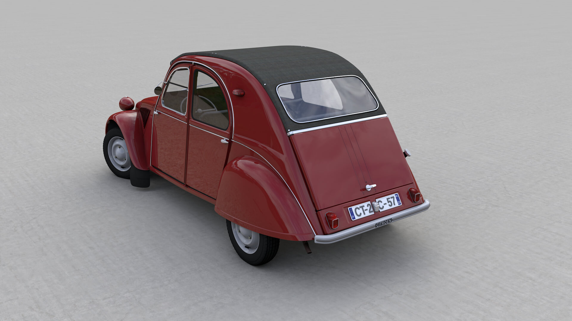 Ciitroen 2Cv Az 1957 - 3D Model by brunomcardoso