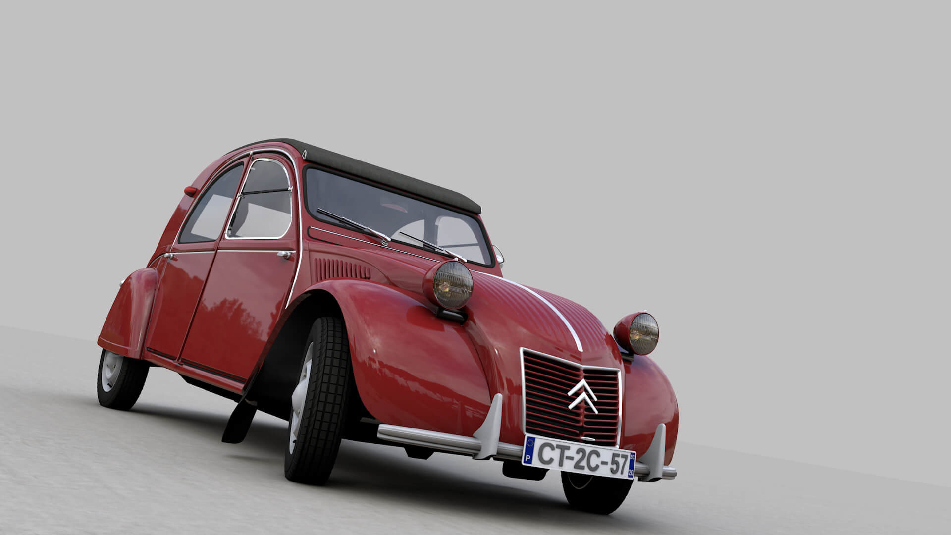 Ciitroen 2Cv Az 1957 - 3D Model by brunomcardoso