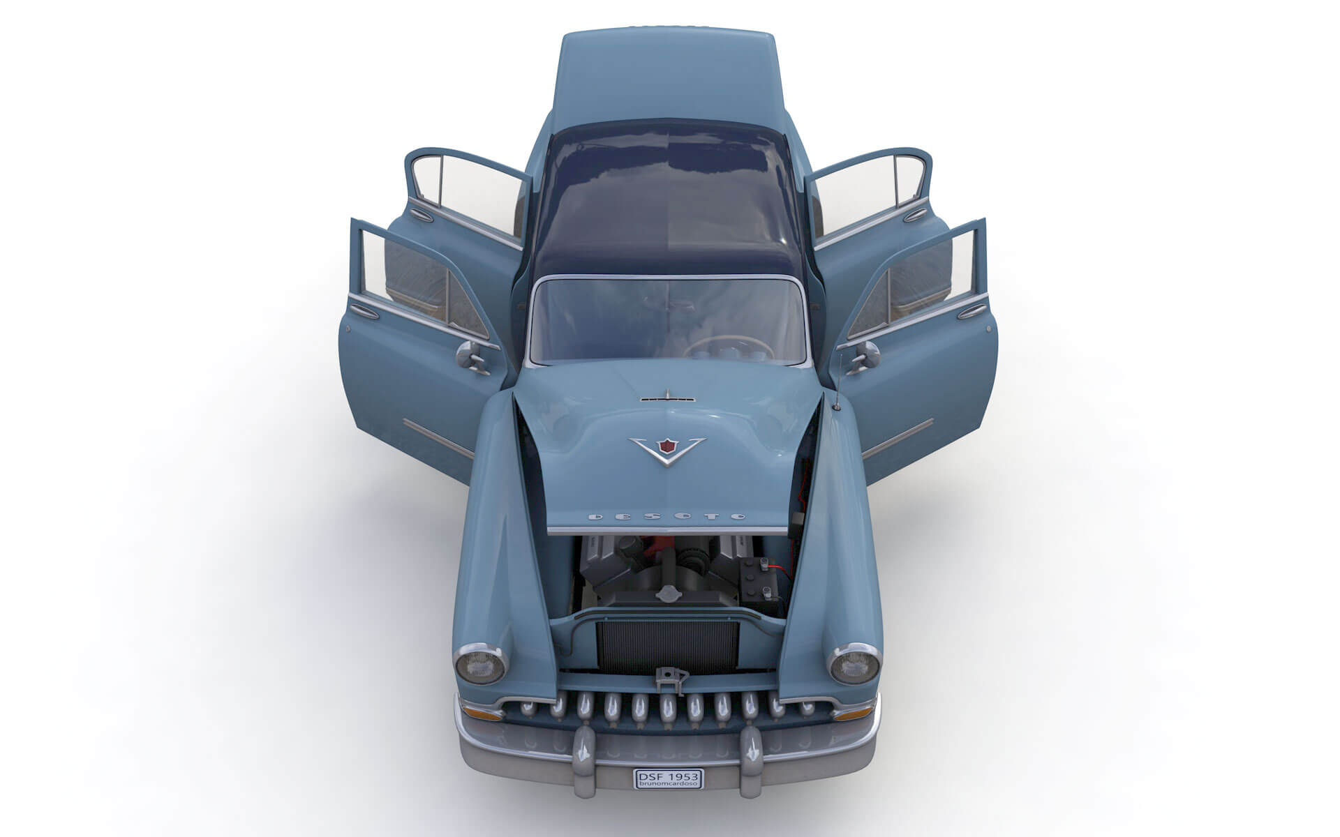 Desoto Firedome Sedan 1953 - 3D Model by brunomcardoso