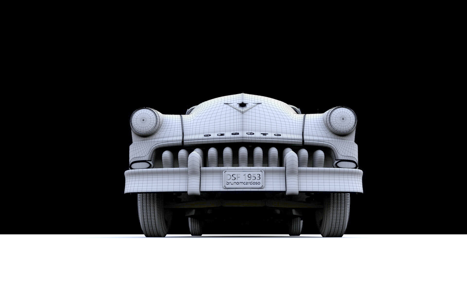 Desoto Firedome Sedan 1953 - 3D Model by brunomcardoso