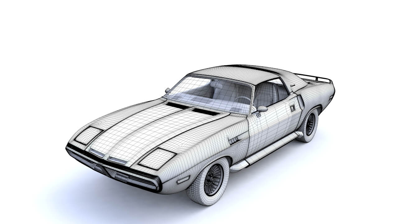 Dodge Diamante 1970 - 3D Model by brunomcardoso