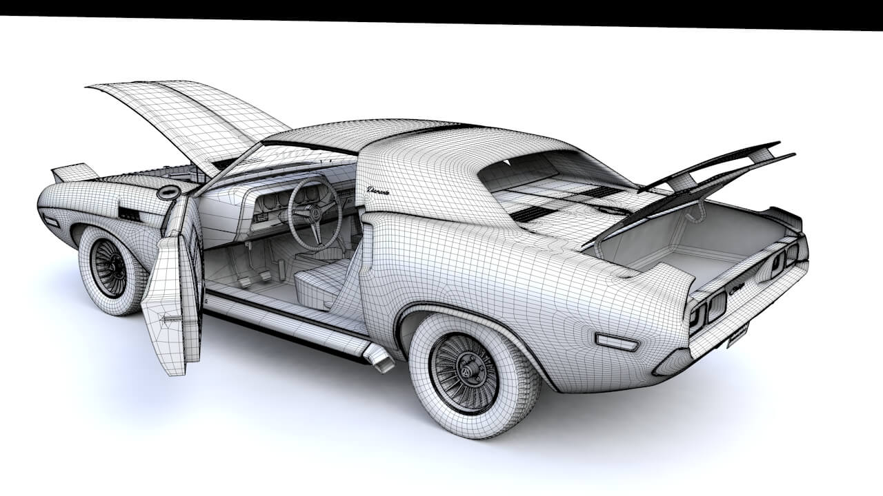 Dodge Diamante 1970 - 3D Model by brunomcardoso