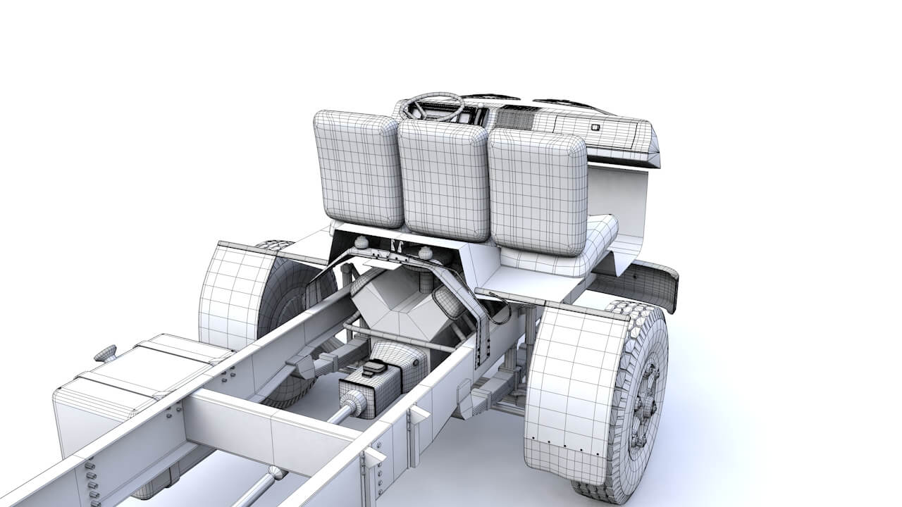 Dodge L700 Tow Truck 1964 - 3D Model by brunomcardoso