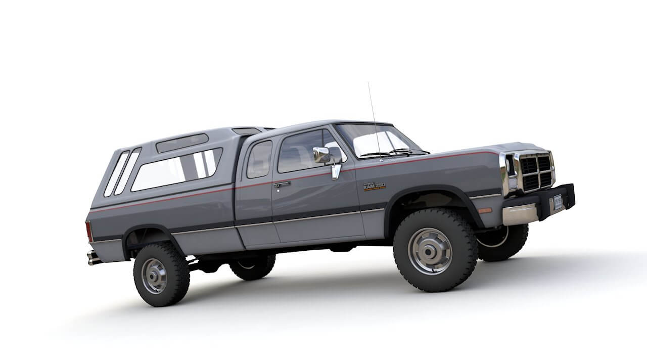 Dodge Power Ram 250 1993 - 3D Model by brunomcardoso